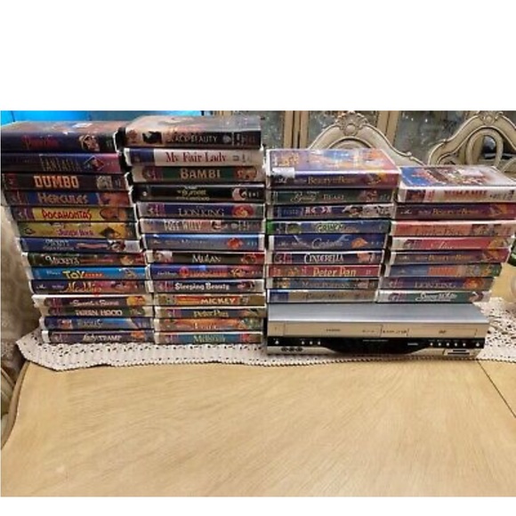 Other | Vhs 45 Cassettes And Player Used No Remote Collectible And Rare ...